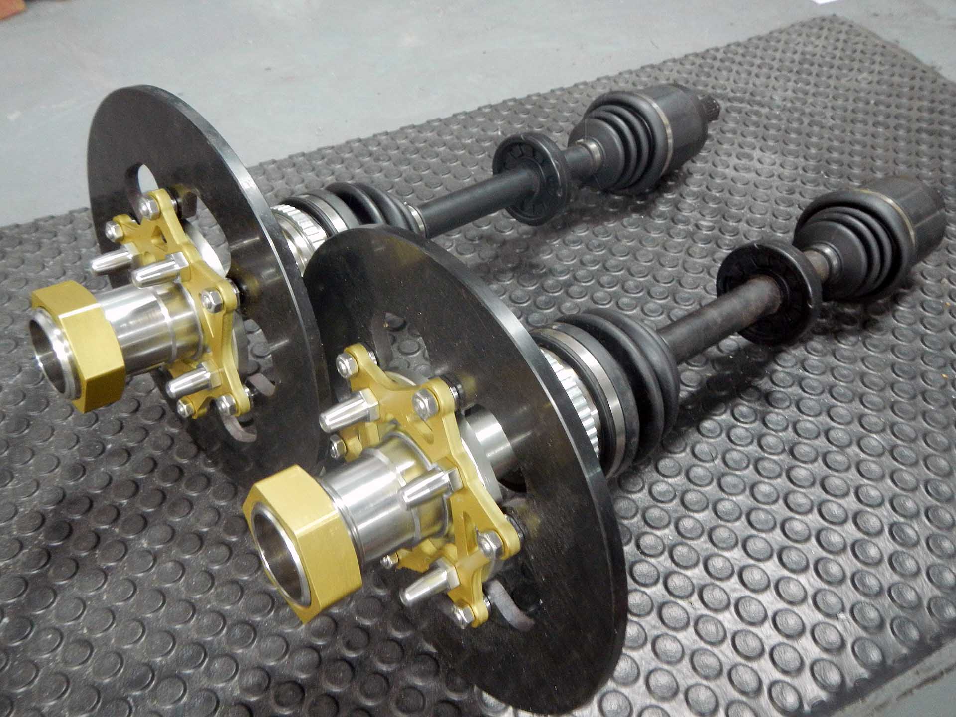 Modifying the Wheel Hubs & Axles | LudemannEngineering