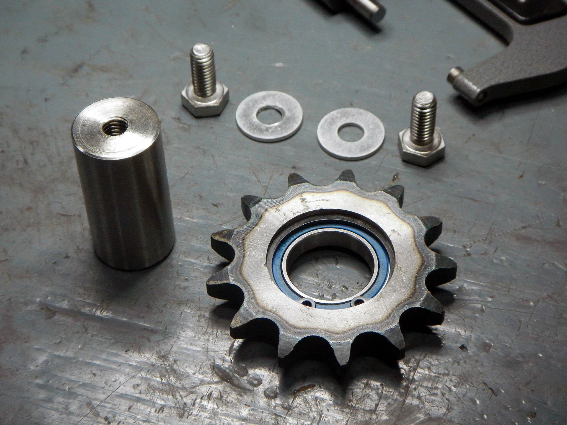 Completing the Chain Tensioner, Rear Sprocket & Shift Linkage ...
